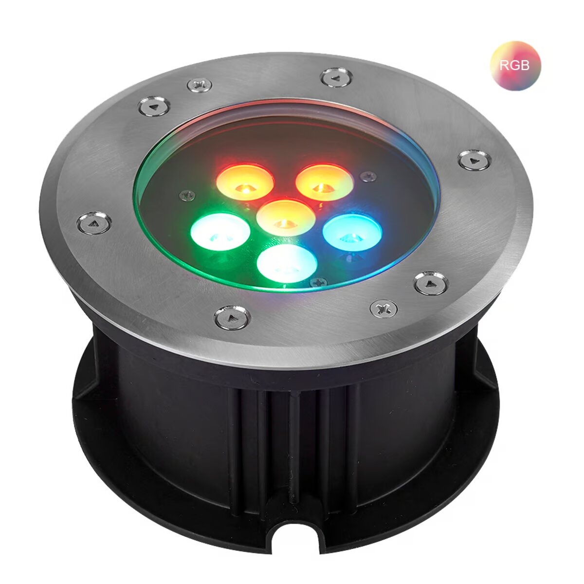 Lámpara de exterior LED RGB sumergible CHICAGO HLED-530/7.5WRGB ...